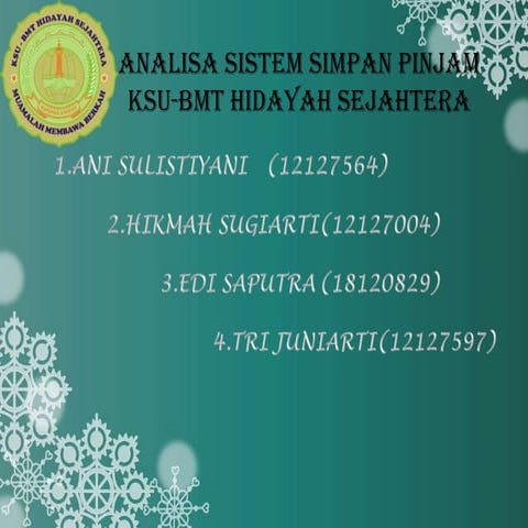 Presentasi sim 1 semester 3 bsi | PPTX