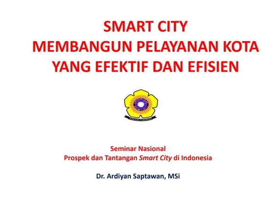 Smart city | PPTX