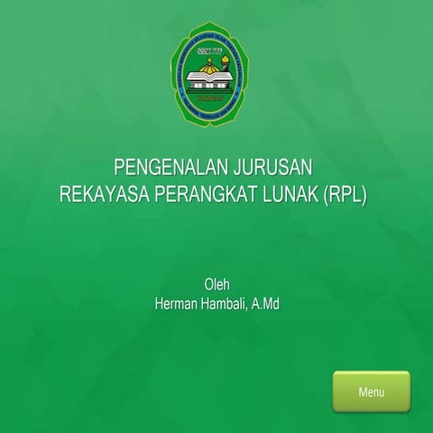 Pengenalan Jurusan RPL | PPTX
