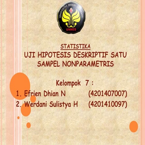 Presentasi statistika 7 | PPT