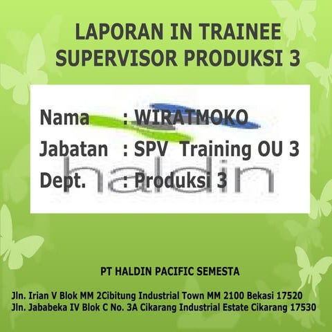 Presentasi Supervisor di PT Haldin Pasifik Semesta.ppt