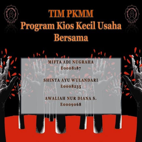 Presentasi tim pkmm program kios kecil | PPTX