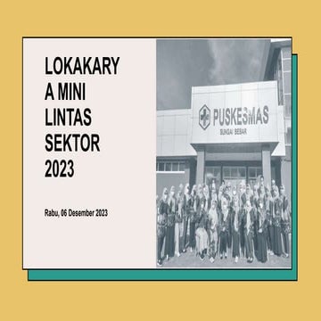 Presentasi UKM Linsek 06 DESEMBER 2023 Puskesmas Subes | PPT