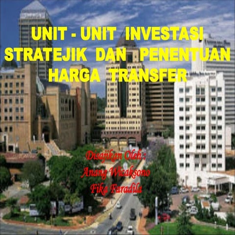 Presentasi unit investasi pengembangan AMS | PPT