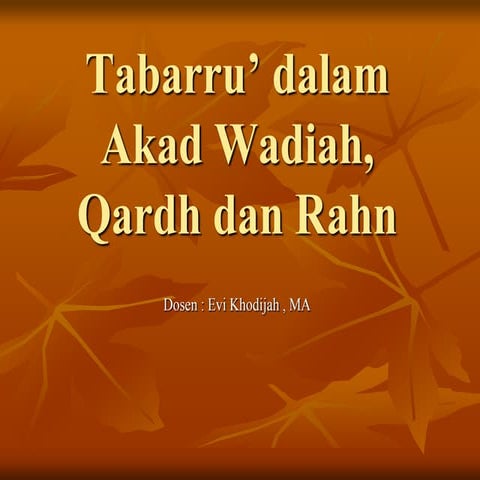 Presentasi Akad Wadiah#';/'..';'[]//'../ | PPT