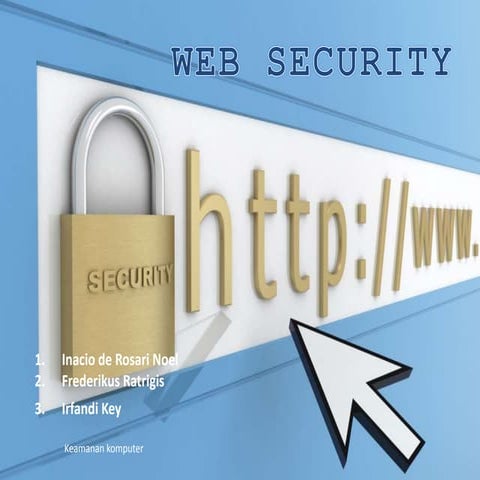 Presentasi web security | PPTX