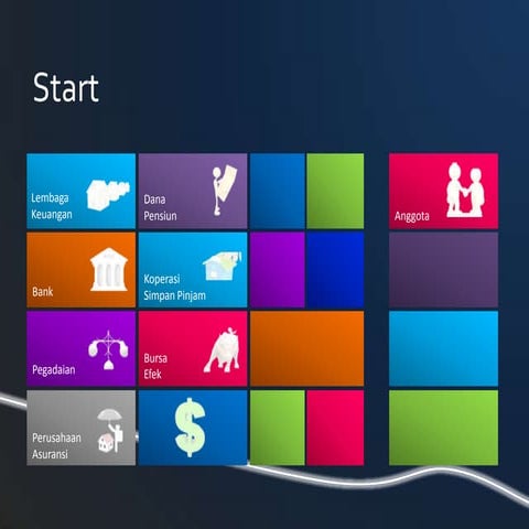 Windows 8 themed powerpoint slideshow | PPT