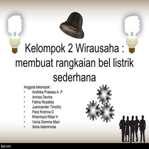 Rangkaian bel listrik | PPTX