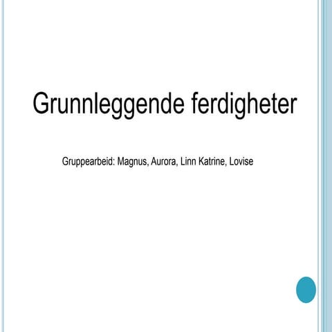 Prosjekt - Å uttrykke seg skriftlig/ Å lese i alle fag | PPTX