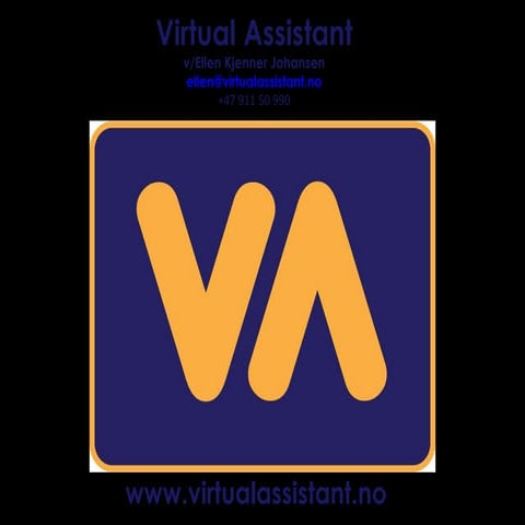 Presentasjon av Virtual Assistant | PPT