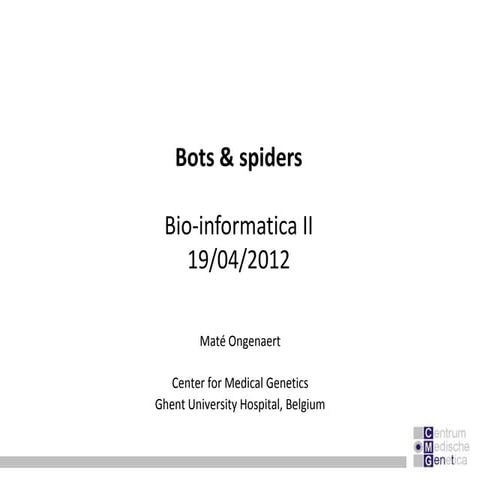 Bots & spiders | PPTX