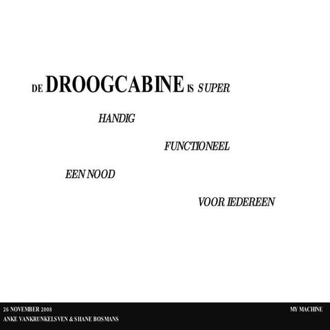 My machine presentatie 26 Nov | PPT | Bath and Shower | Personal Care