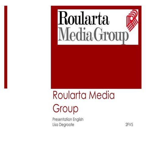 Roularta Media Group | PPTX