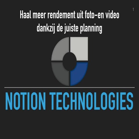 Meer rendement uit foto en video marketing door de juiste planning | PDF