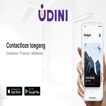 Udini - Contactloze toegang | PDF