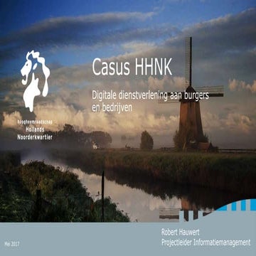 Casus HHNK Burgers | PPT