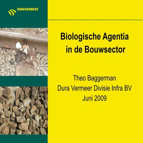 Biologische Agentia In De Bouwsector | PPT