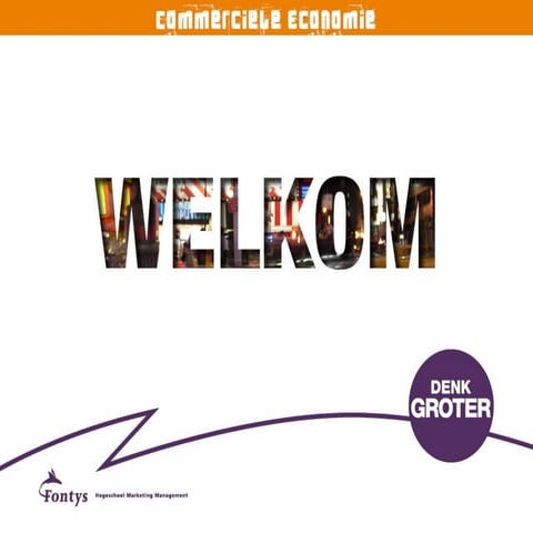 Fontys Presentatie Commerciële Economie, Open Dag maart 2011 | PPT