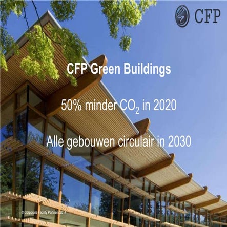 Ambitie 2020 Themasessie Energie en Klimaat: pitch CFP Fair Buildings | PDF