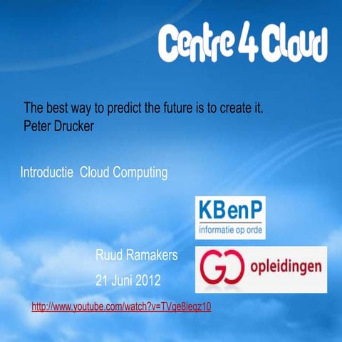 Presentatie Introductie cloud computing | PPTX