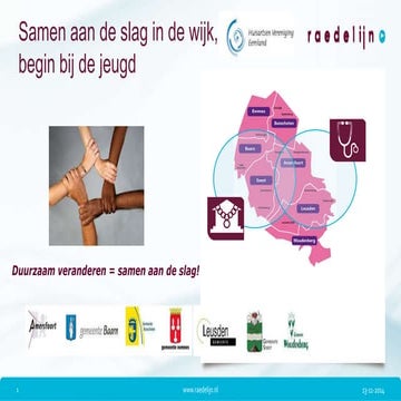Presentatie Raedelijn en HVE: Samen aan de slag, begin bij de jeugd ...