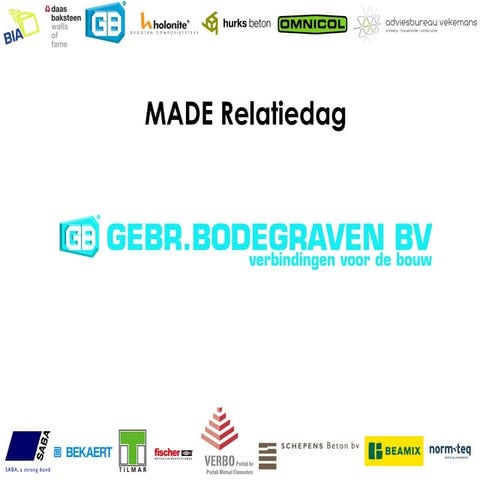 Presentatie Gebr. Bodegraven | PPT