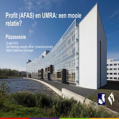Presentatie Ger Wierenga_De waarde van de koppeling tussen AFAS Profit en Tools4ever UMRA | PPTX