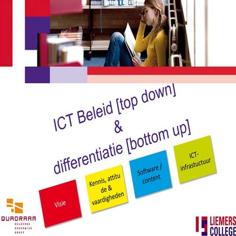 ICT-beleidsplan: Beleid [top-down] & differentiatie [bottom-up] | PPTX