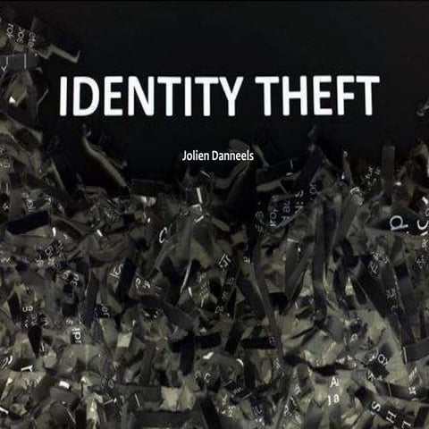 Identity Theft | PPTX