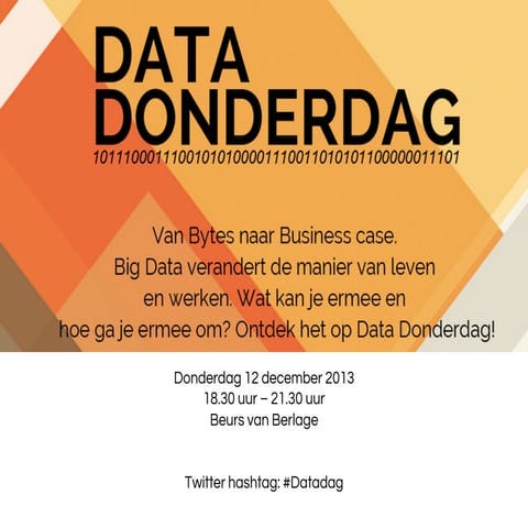 Presentatie kick-off Data Donderdag | PPT