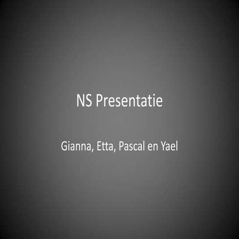 Presentatie ns | PPTX