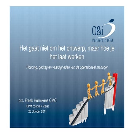 Presentatie Operationeel Management 261011 A | PDF