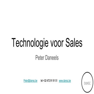 Presentatie sales summit | PPTX