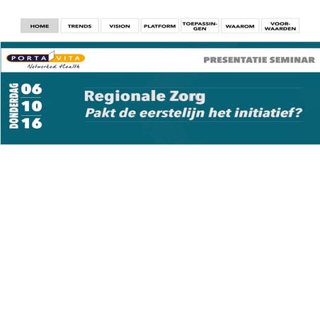 Presentatie Platform Regionale Zorg | PDF