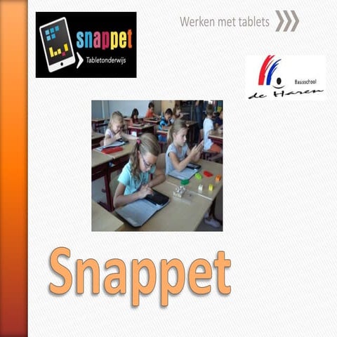 Presentatie snappet | PPT