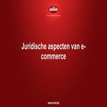 De juridische aspecten van e-commerce | PPT | Business | Business and ...