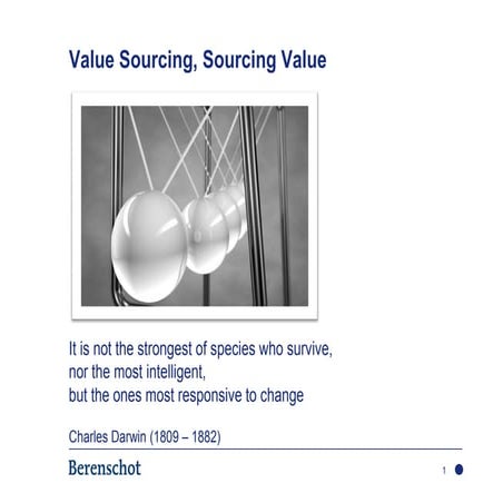 Presentatie: Value Sourcing | PDF