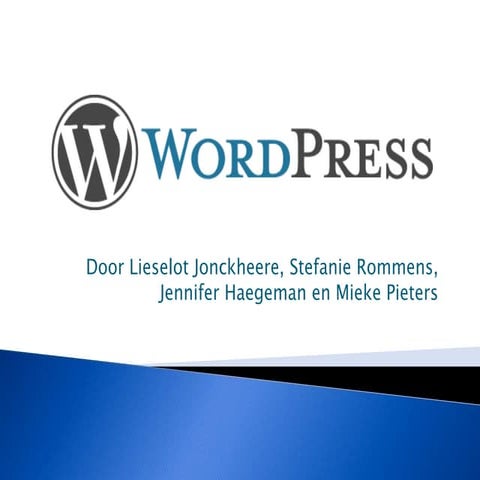 Presentatie Wordpress | PPTX