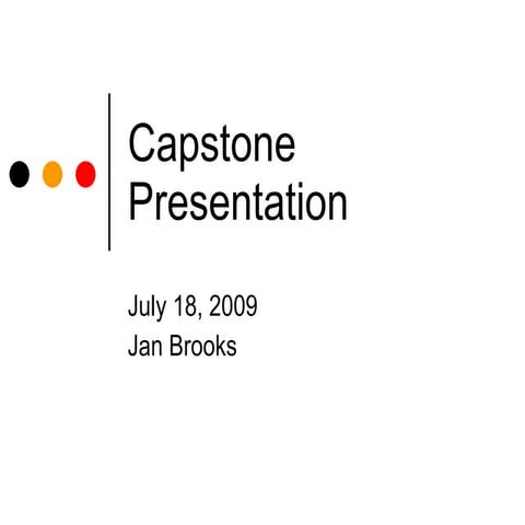 Capstone Presentation | PPT