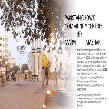 Pakistan Chowk in Pakistan, an example of community architecture | PDF