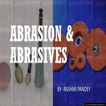 Abrasion and abrasives of dental material , bura and colour codings | PDF