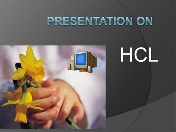Hcl company ppt. | PPTX