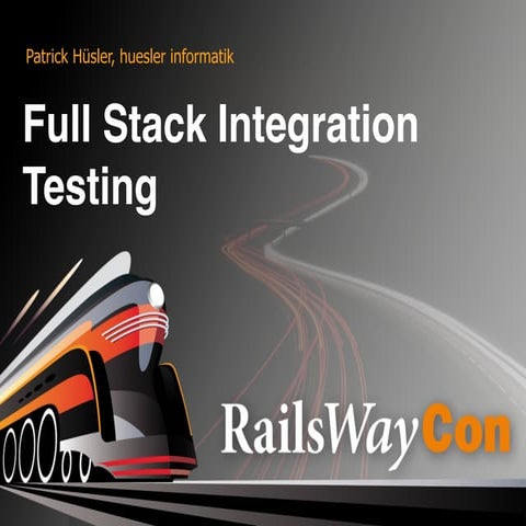 Culerity And Headless Full Stack Integration Testing Ppt 8367