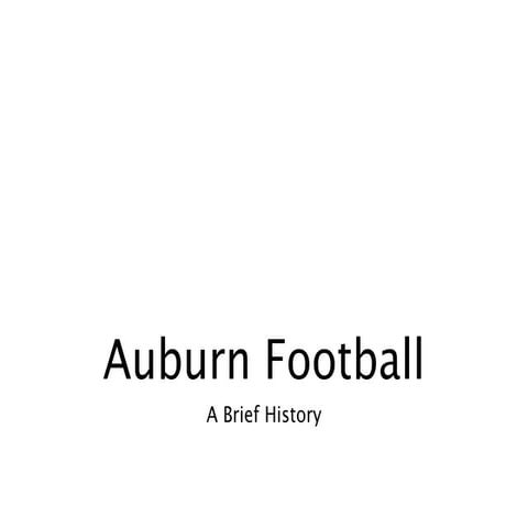 auburn history | PPT