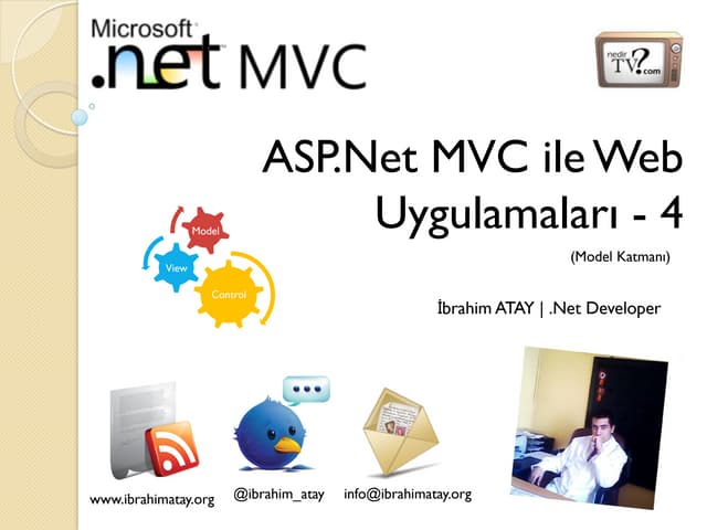 Aspnet Mvc Ile Web Uygulamaları 4model Ppt 7421