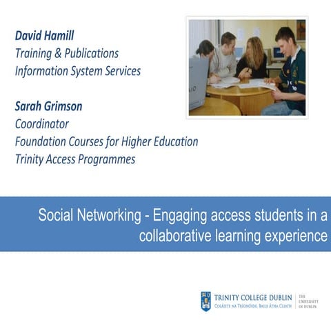 Social Networking in Education | PPT