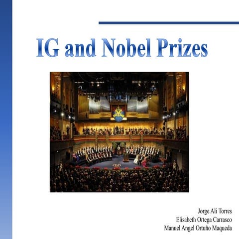 Nobel Prizes and IG Nobels | PPTX