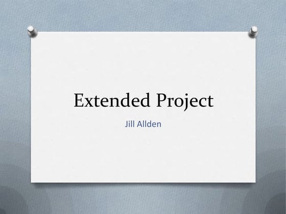 Extended Project Evaluation AO4 (Evaluating the project) | PPTX | Video ...