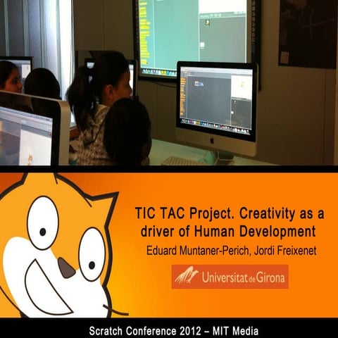 TIC TAC Project. Creativity as a driver of Human Development | PPT
