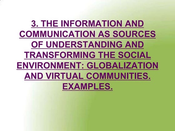 Negative Impact of ICT (Information and Communication Technology)In the ...
